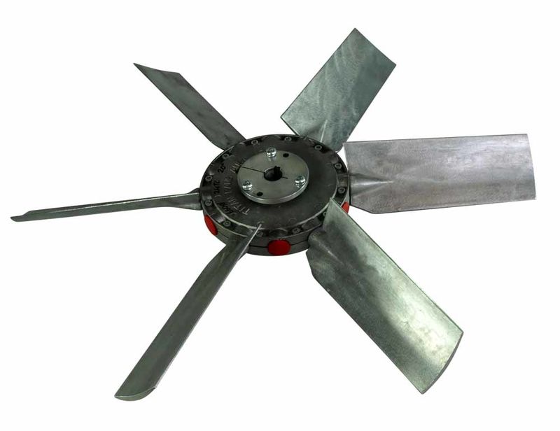 TITAN ALUMINIUM 6 PADDLE CW 14mm KEYED BORE BLADE