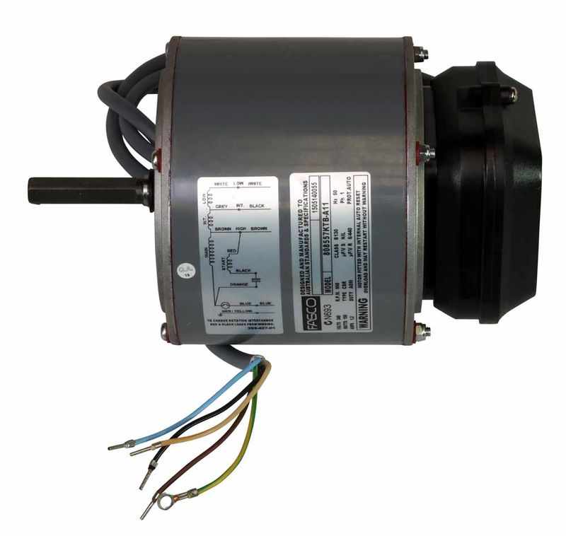 FASCO HVAC 808557KTB-A11 CONDENSER FAN MOTOR 150W 6POLE (900RPM) 3 SPE